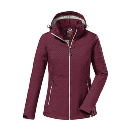 Killtec Damen Softshelljacke "KOS 176 WMN SFTSHLL JCKT", rosa, Gr. 36, Oberstoff: Oberseite: 100% Polyester (recycelt), R&uuml;ckseite: 100% Polyester,