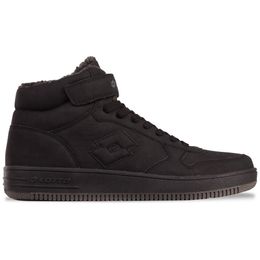 Lotto Herren Sneaker, Gr. 39, schwarz, Synthetik, Schuhe, - mit w&auml;rmendem Innenfutter
