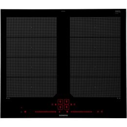 Siemens Flex-Induktions-Kochfeld "EX675LXC1E", B:60,2cm H:5,1cm T:52cm, schwarz, Kochfelder, Anpassbare Kochzone dank varioInduktion