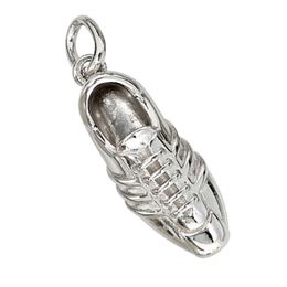 Jobo Damen Kettenanh&auml;nger "Anh&auml;nger Fu&szlig;ballschuh 21 mm", Silber 925 (Sterlingsilber)silber 925, Silber 925 (Sterlingsilber), Schmuckanh&auml;nger, 925