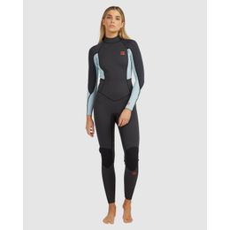 Billabong Damen Neoprenanzug "3/2mm Launch", grau, Gr. 4, Obermaterial: 80% Neopren, 20% Nylon;, Sportanz&uuml;ge