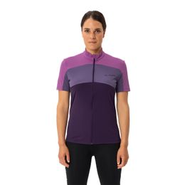 Vaude "WOMENS MATERA FZ TRICOT" 1 Stk. f&uuml;r Radsport, mit zwei R&uuml;ckentaschen, mit Stehkragen, atmungsaktiv