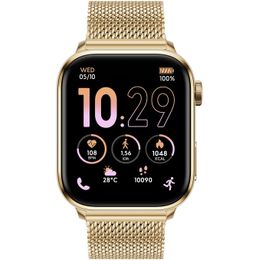 Ice Watch ICE-WATCH Damen Smartwatch "ICE smart 3.0 - 1.78 AMOLED - GPS", gold, Smartwatches, Armbanduhr, Damenuhr, Herrenuhr, Edelstahlarmband,digital