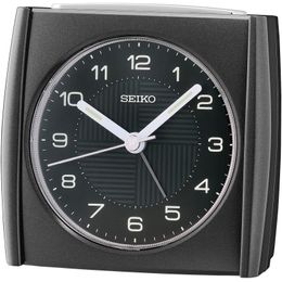 Seiko Quarzwecker, schwarz, Wecker, Wecker, Beleuchtung, Piepalarm, Schlafzimmer, Leuchtzeiger