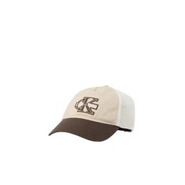 Calvin Klein Cap Damen Gr&ouml;&szlig;e 55/60 beige / braun / wei&szlig;