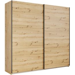 Schwebet&uuml;renschrank Rauch, B:218cm H:210cm T:59cm, braun, Holzwerkstoff, Schr&auml;nke, "Kleiderschrank Dreht&uuml;renschrank Schrank Garderobe KRONACH