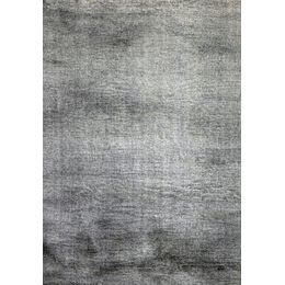 Hochflor-Teppich Kayoom, B:80cm H:45mm L:150cmkarbongrau, Polyester, Teppiche, "Luxe 525", Hochflor, Kaninchenfell Haptik, Schlafzimmer