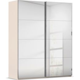 Schwebet&uuml;renschrank Rauch, B:181cm H:223cm T:67cm, beige, Holzwerkstoff, Schr&auml;nke, "Kleiderschrank Schrank Garderobe Schlafzimmerschrank SCALE-FYRA",