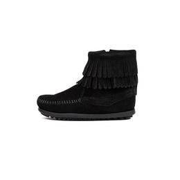 Minnetonka Boots 'Double fringe' boy Black size 29