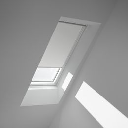 Velux Verdunklungsrollo "DKL CK02 1025SWL", CK02, stufenlos positionierbar, wei&szlig;, Kinderzimmer, Rollos, wei&szlig;e F&uuml;hrungsschienen & Griffleiste