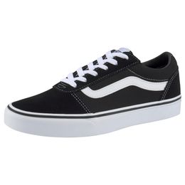 Vans Damen Sneaker "Ward", Gr. 36, schwarz-wei&szlig;, Leder, Textil, Schuhe