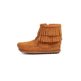 Minnetonka Boots 'Double fringe' boy Brown size 24
