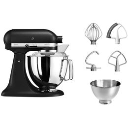 KitchenAid K&uuml;chenmaschine "K&uuml;chenmaschine 5KSM175PSEBK GUSSEISEN SCHWARZ", B:24cm H:36cm T:37cm, schwarz, K&uuml;chenmaschinen