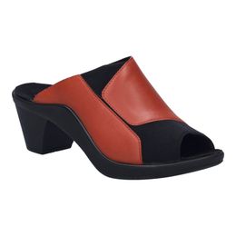 Clog Josef Seibel "St.Tropez 44, rot-kombi", Damen, Gr. 42, rot, kombi, Obermaterial: 80% Rindsleder Leather cow. 20% Textilmaterial TEXMAT., Schuhe Clog