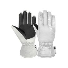 Reusch M&auml;dchen Skihandschuhe "Alice R-TEX XT Junior", wei&szlig;, Gr. 6, 88% Polyester, 12% Polyurethan, Handschuhe, mit wasserdichter und atmungsaktiver
