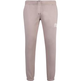 DROPSIZE Herren Jogginghose "Dropsize HEAVY MIRRORED LOGO JOGGER"simplytaupe, Gr. S, 70% Baumwolle, 30% Polyester, Hosen