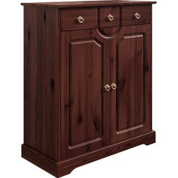 Kommode OTTO HOME, B:81cm H:93cm T:37cm, braun, Flur, Sideboards, "Klera", Breite 81 cm, aus massiver Kiefer, FSC-zertifiziert