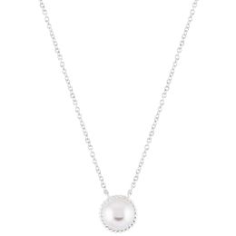 UNIKE JEWELLERY Damen Kette mit Anh&auml;nger "PEARLS TWIST, UK.CL.1204.0195", Perlen Silber 925 (Sterlingsilber), L: 47, silber, Perlen, Silber 925