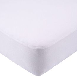 Matratzenauflage SETEX, B:180cm L:200cm, wei&szlig;, Obermaterial: 100% Baumwolle, Matratzenzubeh&ouml;r, "Kalmuck", f&uuml;r Matratzenh&ouml;he bis 30 cm, mit Jerseyrand