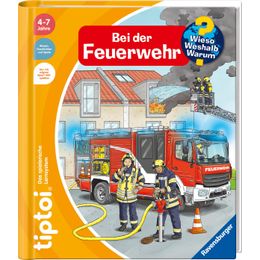 Ravensburger Kinderbuch "tiptoi Wieso? Weshalb? Warum? Bei der Feuerwehr", bunt, B&uuml;cher, Made in Europe