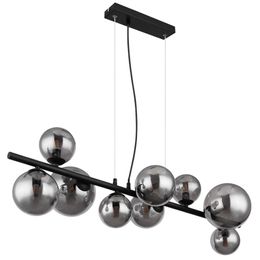 Globo LIGHTING LED-H&auml;ngeleuchte "RIHA", 1 Stk., schwarz, Leuchten, Deckenlampe, Glas, Design Leuchte, Wohnzimmer, Esszimmer