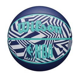 Wilson Kinder Basketball "NBA DRV PLUS DAZZLE CAMO MINT", 7t&uuml;rkis, Gummi, B&auml;lle