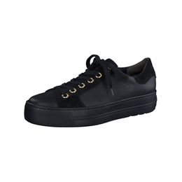 Paul Green Damen Sneaker "Paul Green Sneaker Leder", Gr. 38,5, schwarz, Leder, Schuhe