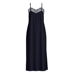 Calida Damen Nachthemd "Elegant Dreams", Gr. M, schwarz, Single Jersey, Obermaterial: 95% Modal (TENCEL ), 5% Elasthan, Kleider, Spaghetti-Tr&auml;ger,