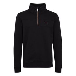 FQ1924 Herren Longpullover "Sweatshirtpullover FQJulian", schwarz, Gr. M, Obermaterial: 60% Baumwolle CO. 40% Polyester PES., Sweatshirts