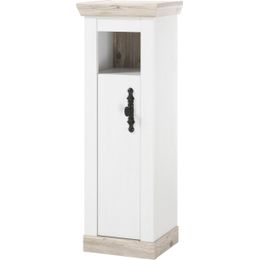 Midischrank Home Affaire, B:42cm H:120cm T:35cm, wei&szlig;, FSC-zertifizierter Holzwerkstoff, Badezimmer, Schr&auml;nke, "Florenz, Badschrank im Landhausstil,