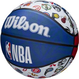 Wilson Kinder Basketball "NBA ALL TEAM BSKT RWB SZ7", 7bunt, Synthetik, B&auml;lle