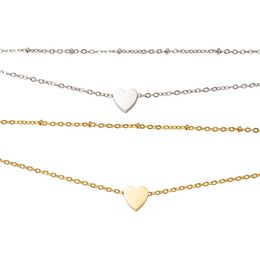 Firetti Damen Fu&szlig;ketten Set "Schmuck Geschenk K&ouml;rperschmuck Herz", Edelstahl, gold, Edelstahl, Fu&szlig;ketten