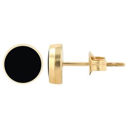 Adelia&acute;s ADELIA ́S Damen Paar Ohrh&auml;nger "Unisex Ohrringe &ndash; Ohrstecker aus Titan mit Strass Steinchen"gold, Titan, Ohrringe, Zum Verschenken &ndash; ideal zum einfach
