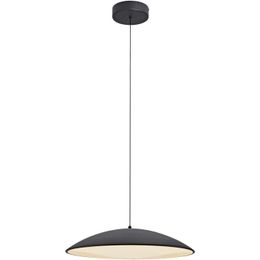 Sch&ouml;ner Wohnen Kollektion LED Pendelleuchte "LENTE", schwarz, 1, &Oslash; 50cm H: 30cm, 1 Stk., SCH&Ouml;NER WOHNEN-KOLLEKTION, Leuchten, SCH&Ouml;NER WOHNEN Kollektion, Downlight, LED Pendelleuchte