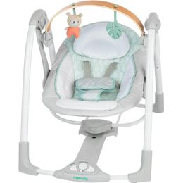 Ingenuity Baby Babywippe "Cozy Spot Swing 'n Go Portable Swing", gr&uuml;n, Kunststoff, Metall, Babywippen, mit Sound-Effekt