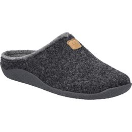 Josef Seibel Damen Hausschuh "Vinny 01, anthrazit-kombi", Gr. 36, grau, Obermaterial: 100% Textilmaterial TEXMAT., Schuhe