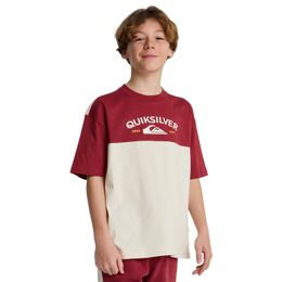 Quiksilver Jungen T-Shirt "Knowledge Aera"bone wei&szlig;, Gr. 12, Obermaterial: 100% Walkfrottier;, Shirts