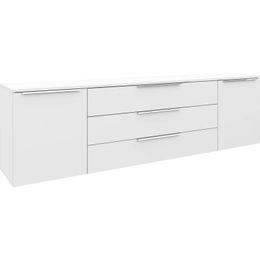 borchardt M&ouml;bel Sideboard BORCHARDT M&Ouml;BEL, B:200cm H:53cm T:35cm, wei&szlig;, Wohnzimmer, Sideboards, "Oliva", Breite 166 oder 200 cm
