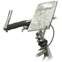 Klickfix Fahrrad-Kartenhalter "Mini Map 2", B:12cm H:25cm, grau, Ger&auml;tehalterungen