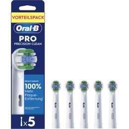 Oral-B Aufsteckb&uuml;rsten "Pro Precision Clean", 5 Stk.wei&szlig;, Zahnb&uuml;rstenk&ouml;pfe, Zahnreinigung mit innovativen X-f&ouml;rmigen Borsten