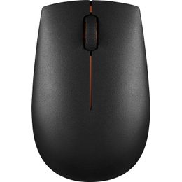 Lenovo ergonomische Maus "300 kompakte Funkmaus", B:5,6cm H:3,2cm T:9,8cm, schwarz, Computer-M&auml;use