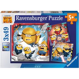 Ravensburger Kinder Puzzle "Despicable Me 4", bunt, Pappe, B:21cm H:21cm, Puzzles, Made in Europe