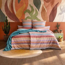 Bettw&auml;sche Estella985, multicolor, Mako-Satin, Obermaterial: 100% Baumwolle, Bettw&auml;sche, "Ruth", Mako-Satin, 100% Baumwolle