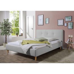 Polsterbett Maintal, B:113cm H:97cm L:208cm, grau, Betten, "Lonepine", Bettseiten zerlegt, ohne Bettkasten