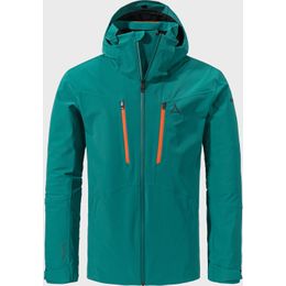 Sch&ouml;ffel SCH&Ouml;FFEL Herren Outdoorjacke "FN Ski Jacket Pontresina", gr&uuml;n, Gr. 50, Oberstoff : Aussenseite: 85% Nylon 15% Elasthan (Membran: Polyurethan) Futter