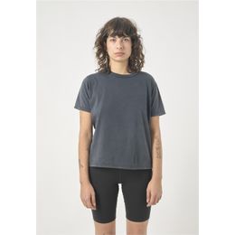 Cleptomanicx Damen T-Shirt "Basic Tee Ligull Washed", grau, Gr. XL, meliert, 100% Baumwolle, Shirts, Locker geschnitten