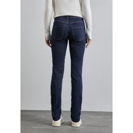 Street One Damen Comfort-fit-Jeans, blau, Gr. 25, unifarben, Jeans, 98% Baumwolle, 2% Elasthan, Jeans, 4-Pocket Style