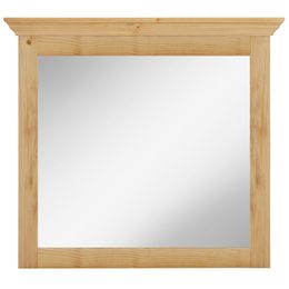 OTTO HOME Spiegel "Ayanna", B/H/T: 94cm x 70cm x 6cm, beige, Spiegel, Rahmen aus Massivholz, FSC, Breite 94 cm