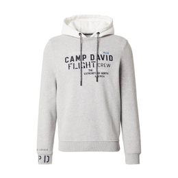 CAMP DAVID Sweatshirt Herren Gr&ouml;&szlig;e XL navy / azur / graumeliert / wei&szlig;
