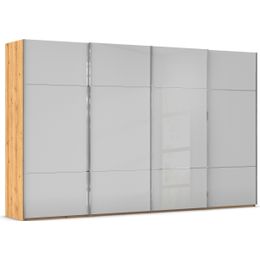 Schwebet&uuml;renschrank Rauch, B:360cm H:223cm T:68cm, grau, Holzwerkstoff, Schr&auml;nke, "Kleiderschrank Schrank Garderobe Schlafzimmerschrank SCALE-TRIO",